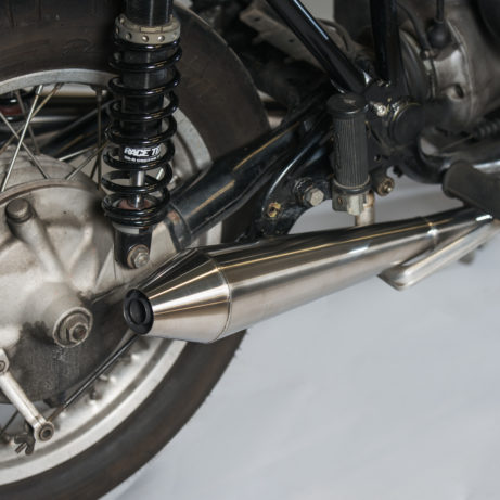 BMW Airhead Exhaust System - /5/6/7 Cone Quiet Core Mufflers